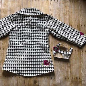 Kidorable | Jackets & Coats | Kidorable English Roses Houndstooth ...